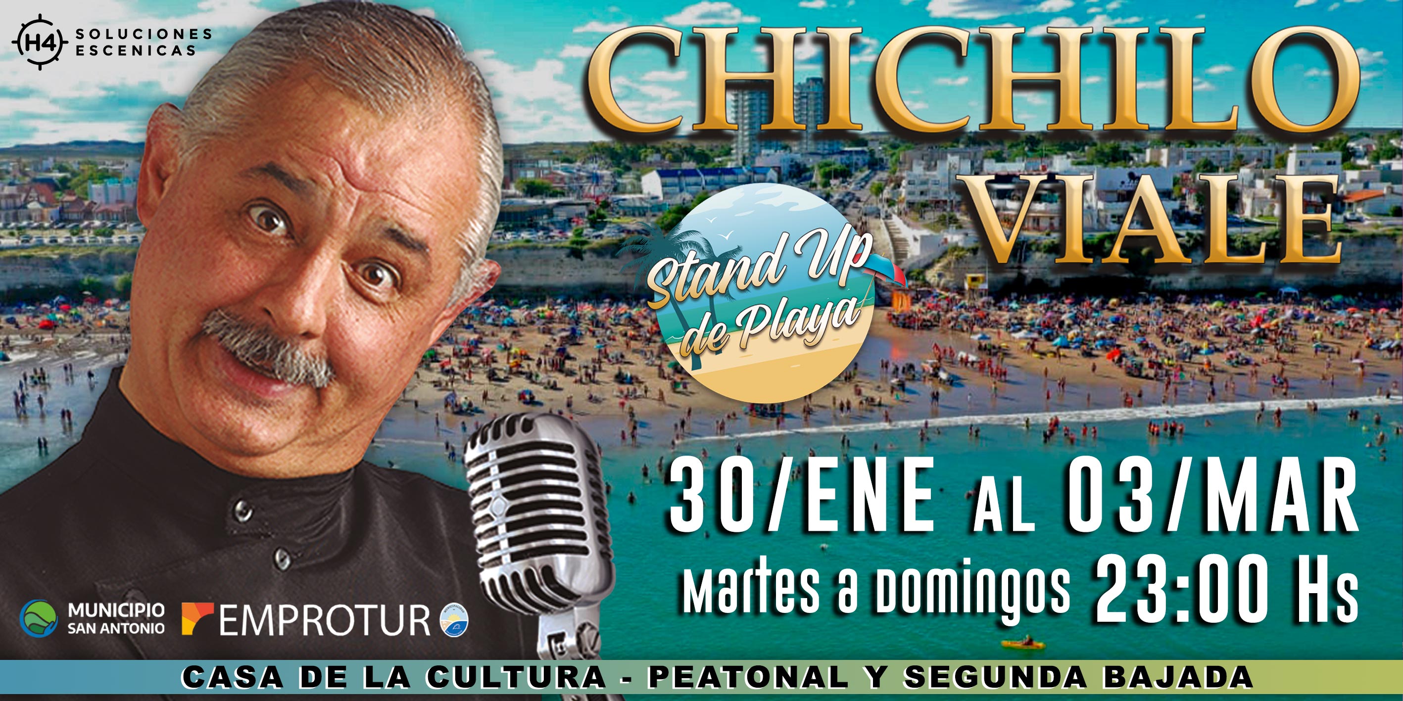 Chichilo Viale - Stand up Playa | Teatro Las Grutas